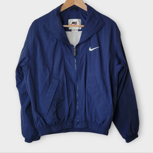 Nike | Jackets & Coats | Vintage 9s Nike Red Check Windbreaker Jacket ...